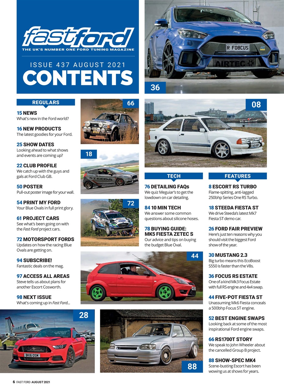 Fast Ford Magazine - Aug-21 Subscriptions | Pocketmags