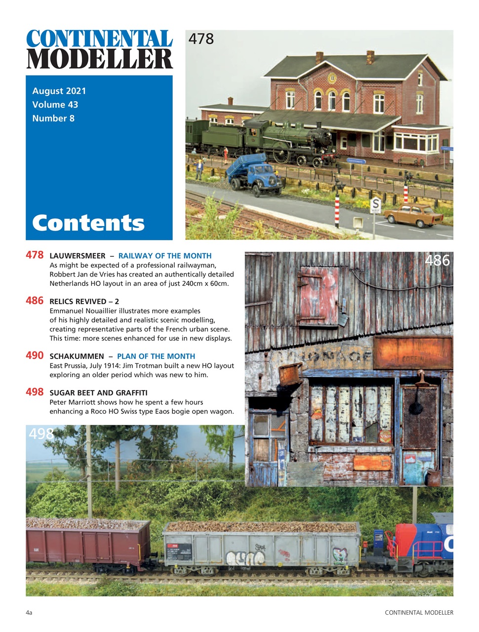 Continental Modeller Magazine - August 2021 Back Issue