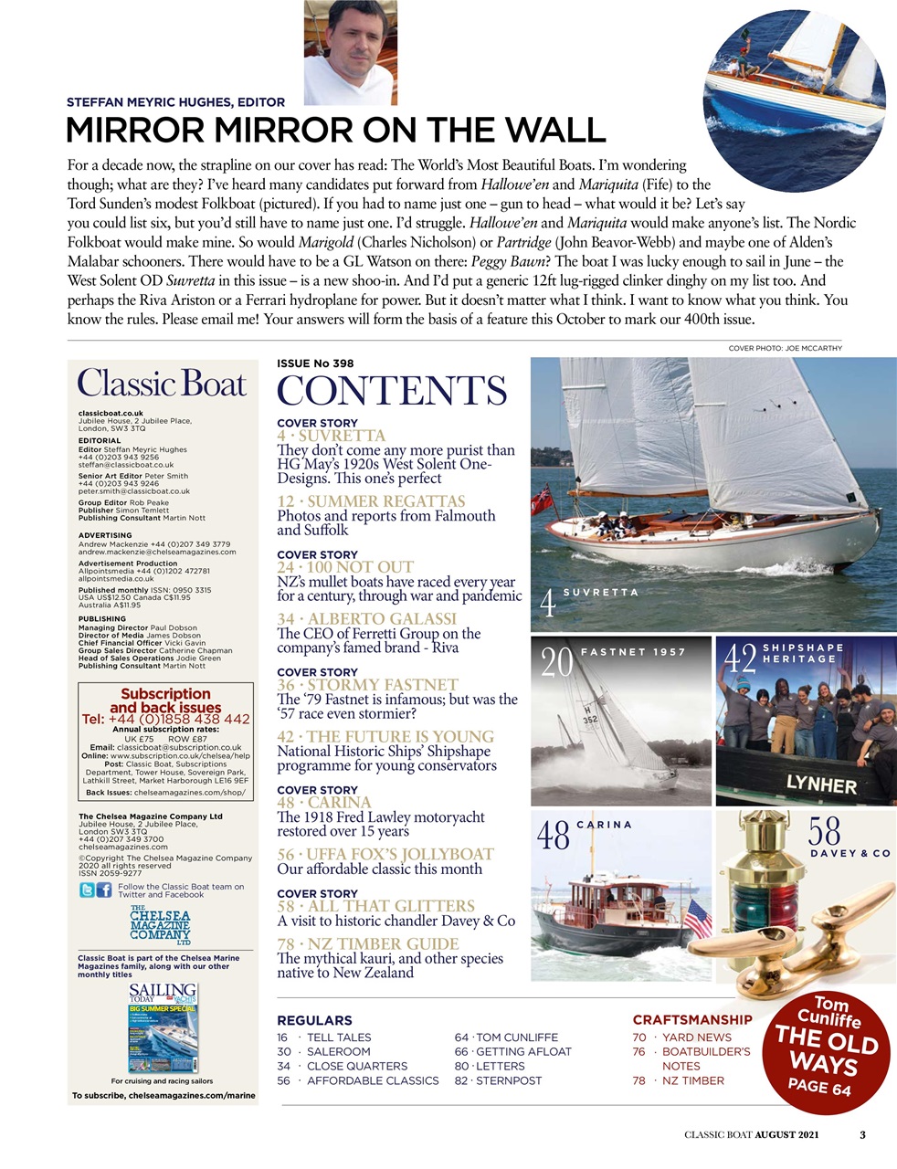 Classic Boat Magazine - August 2021 Subscriptions | Pocketmags