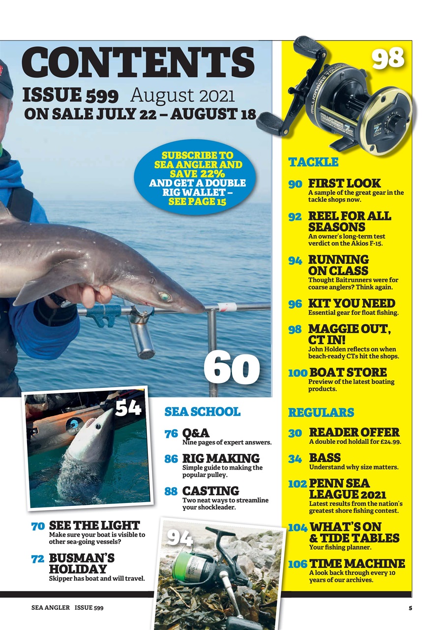 Sea Angler Magazine - Issue 599 Back Issue