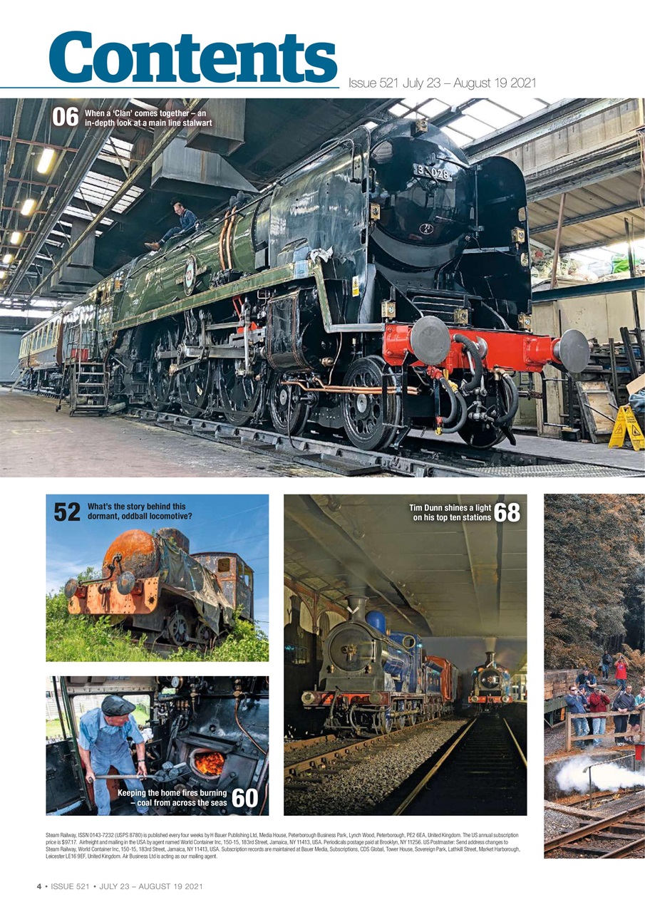 Steam Railway Magazine - Issue 521 Subscriptions | Pocketmags