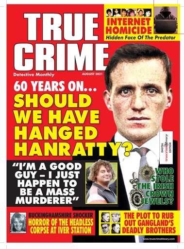 True Crime Magazine - True Crime August 2021 Back Issue