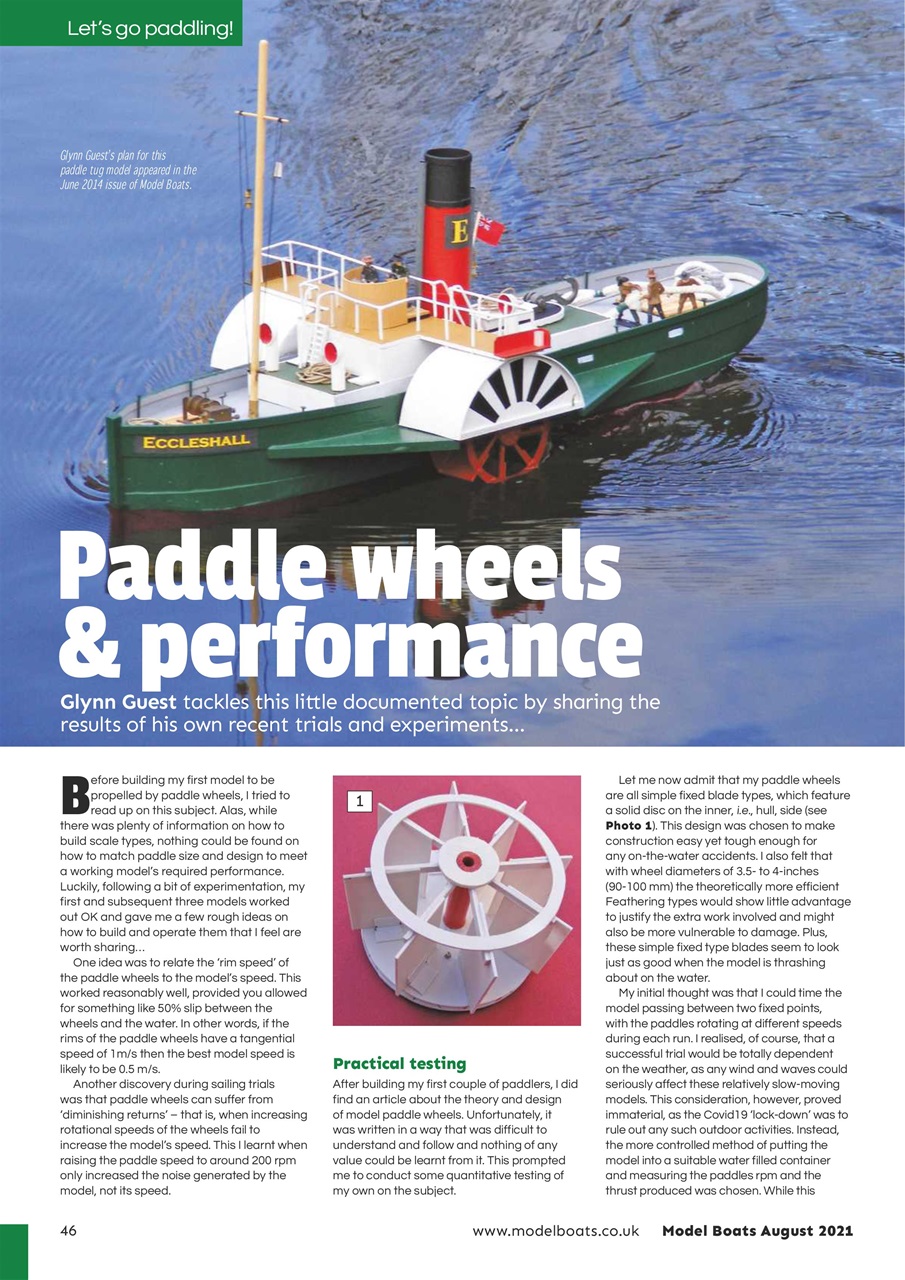 Model Boats Magazine - August 2021 Back Issue