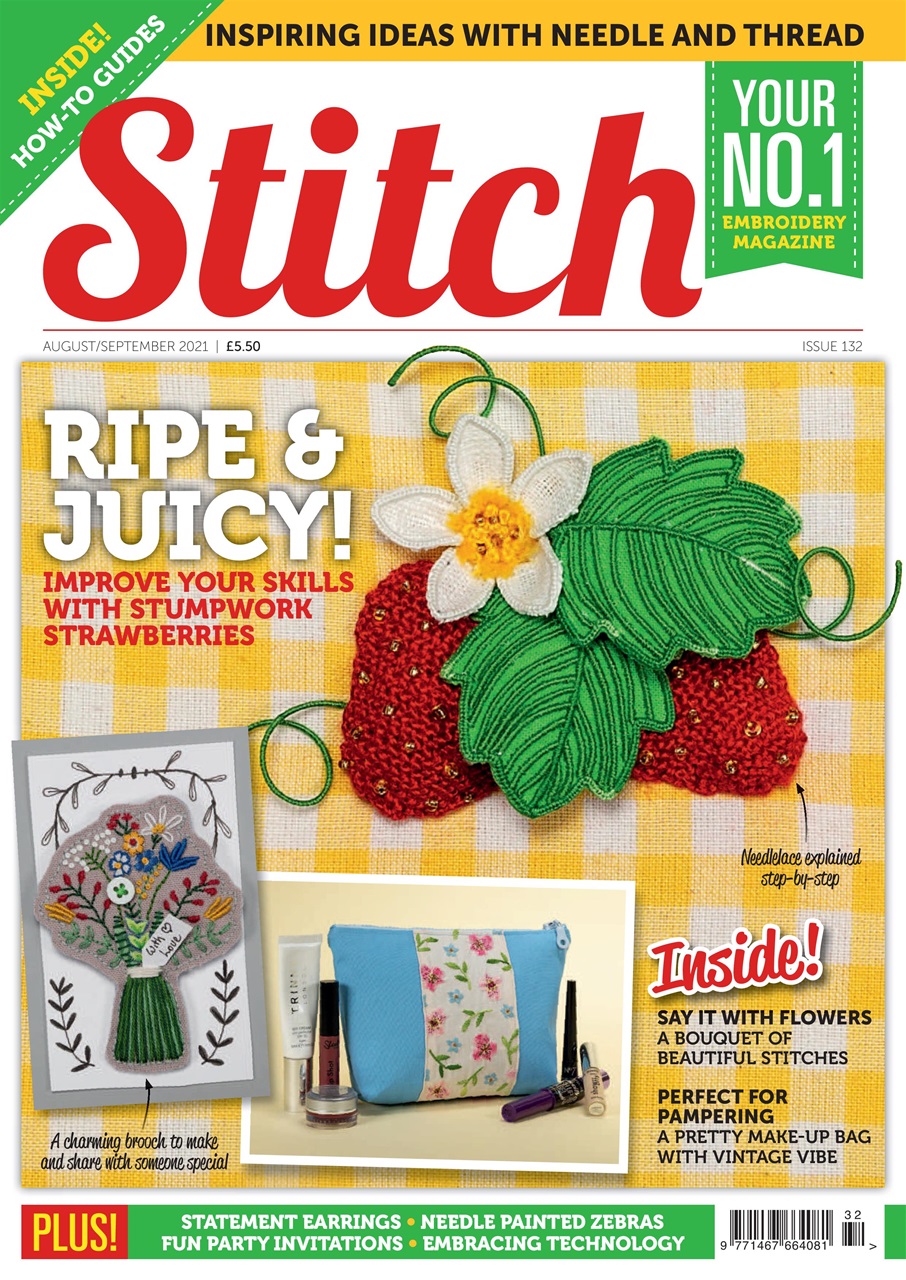 Stitch magazine - Aug/Sept 2021 Subscriptions | Pocketmags
