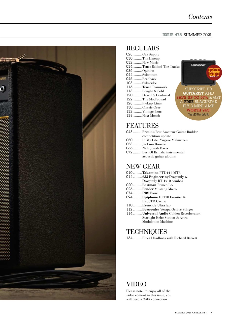 Guitarist Magazine - Summer 2021 Subscriptions | Pocketmags