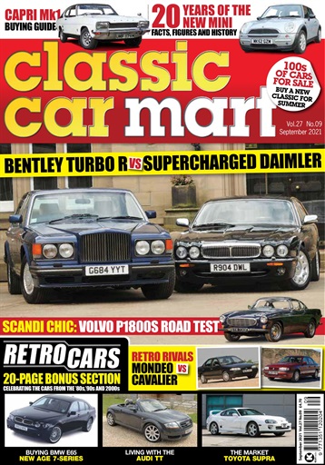 Classic Car Mart Magazine - Sep-21 Back Issue