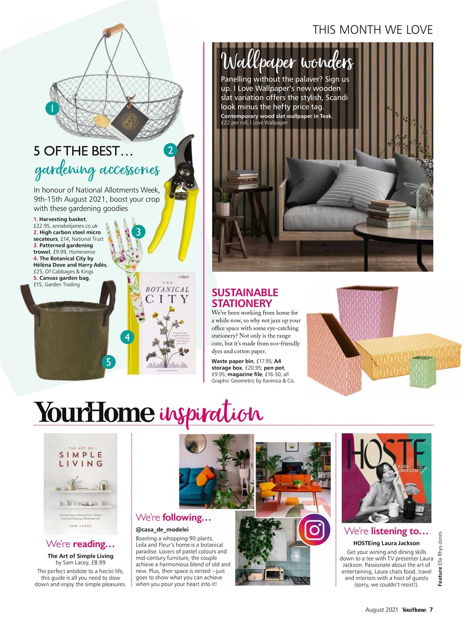 Your Home Magazine - Aug-21 Subscriptions | Pocketmags