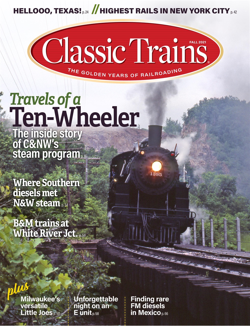 Classic Trains Magazine - Sep 2021 Subscriptions | Pocketmags