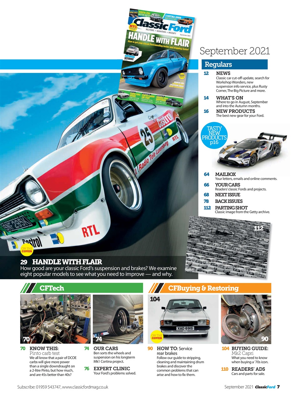 Classic Ford Magazine - Sep-21 Subscriptions | Pocketmags