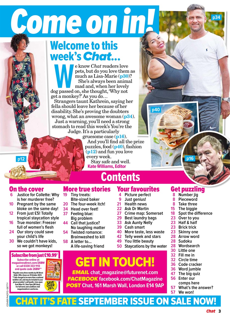 Chat Magazine - 12-Aug-2021 Subscriptions | Pocketmags
