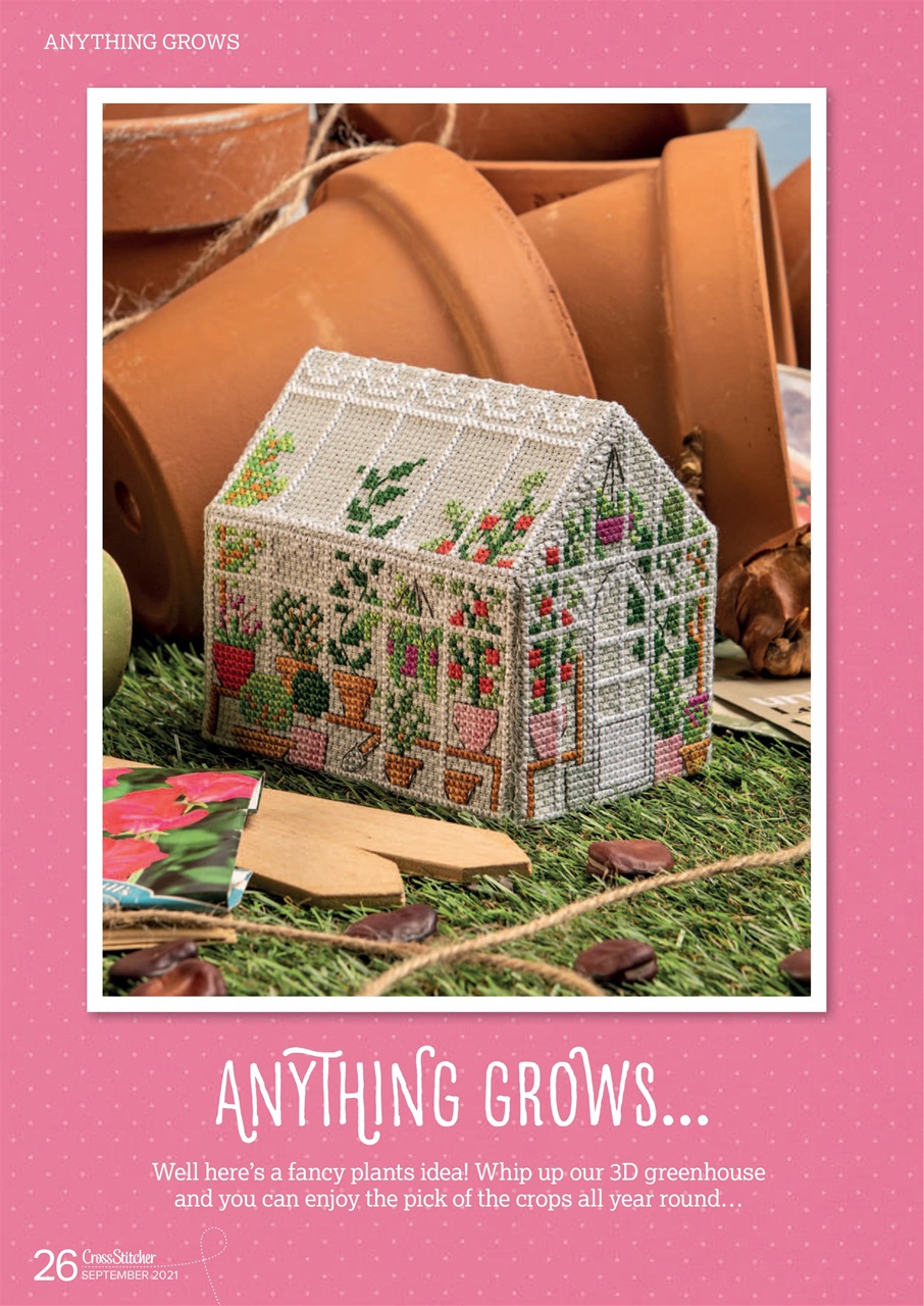 CrossStitcher Magazine - September 2021 Subscriptions | Pocketmags