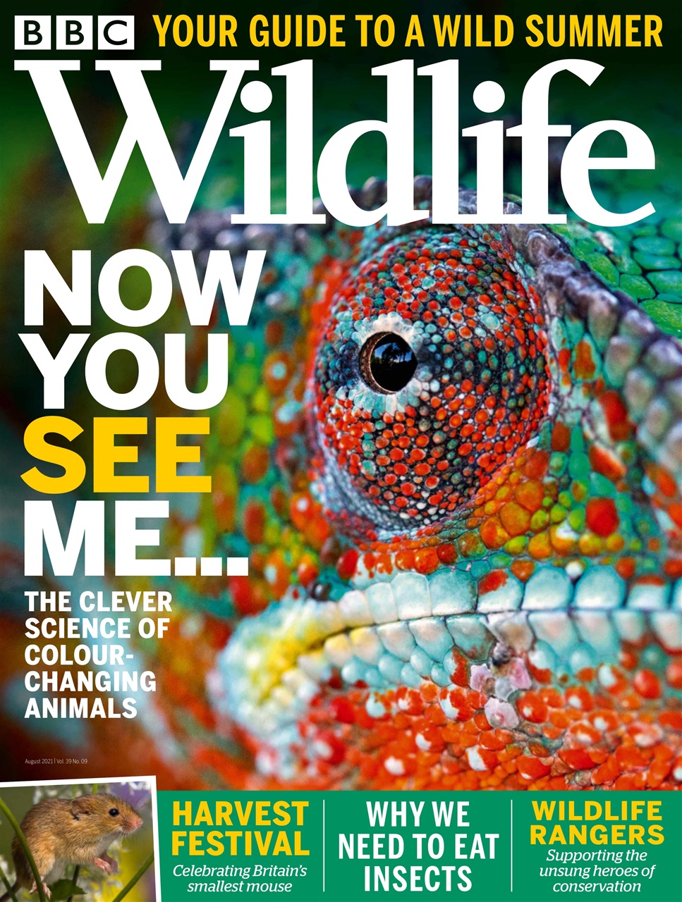 BBC Wildlife Magazine - Aug-21 Back Issue