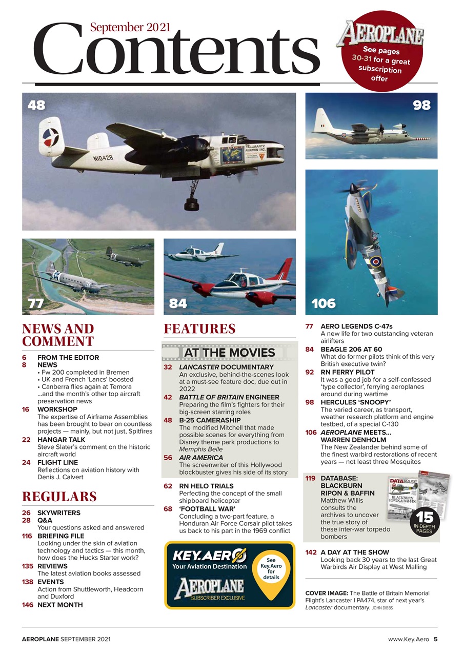Aeroplane Magazine - September 2021 Back Issue