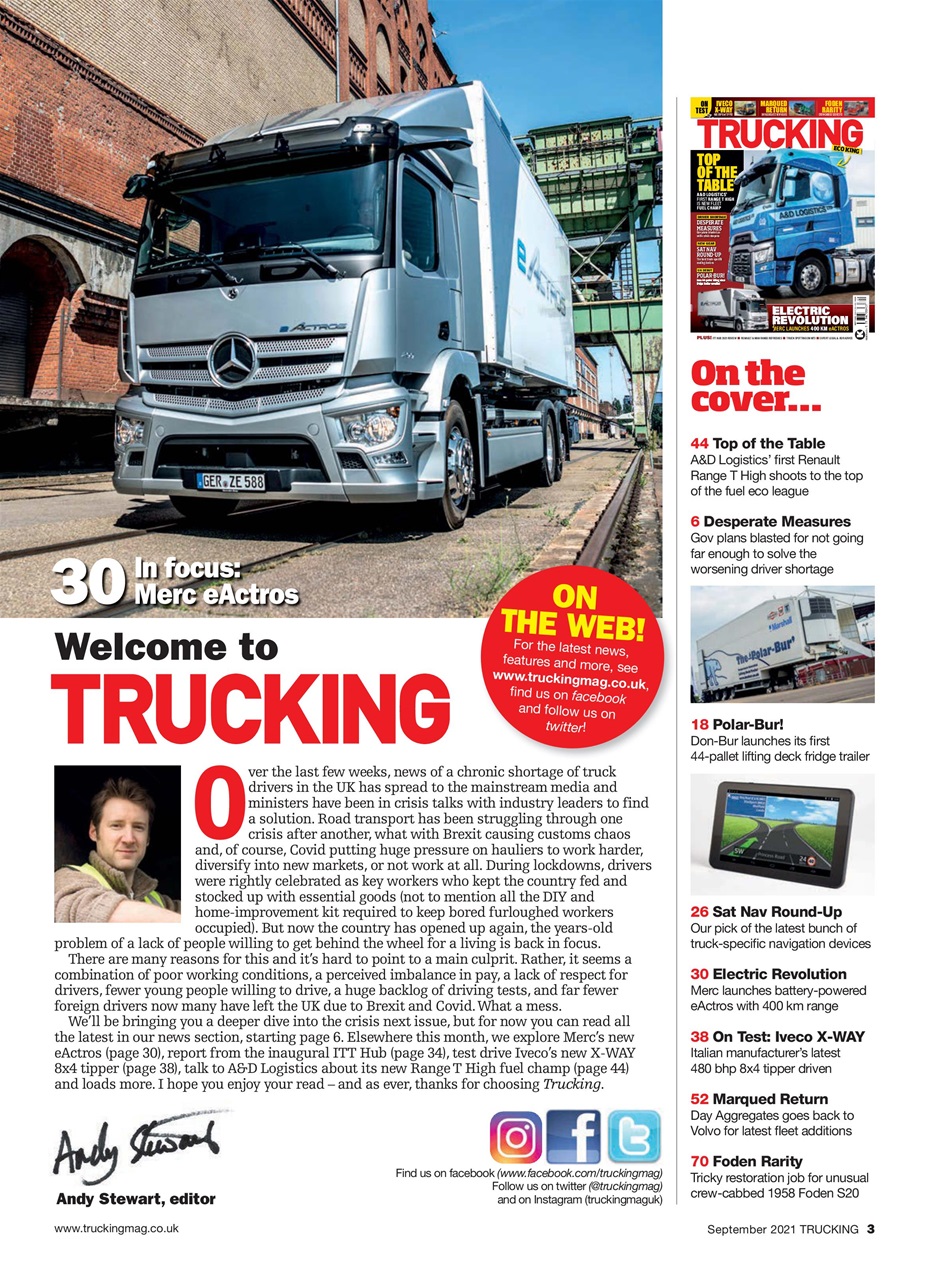 Trucking Magazine - Sep-21 Subscriptions | Pocketmags