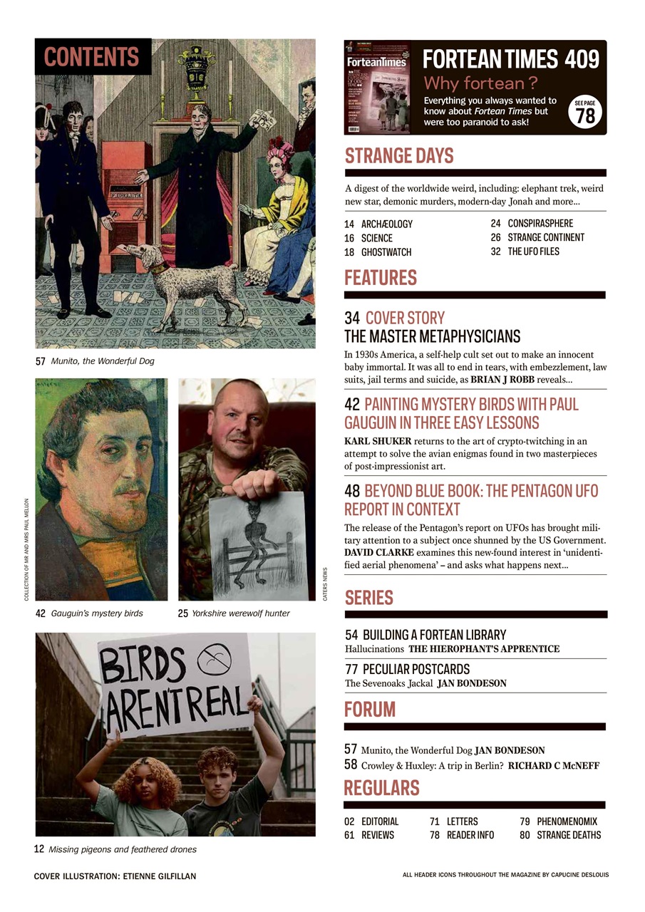 Fortean Times Magazine - FT409 Back Issue