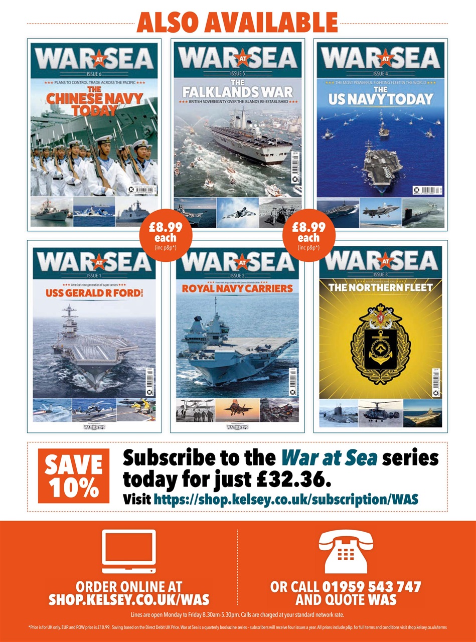 War at Sea Magazine - Issue 7 Back Issue