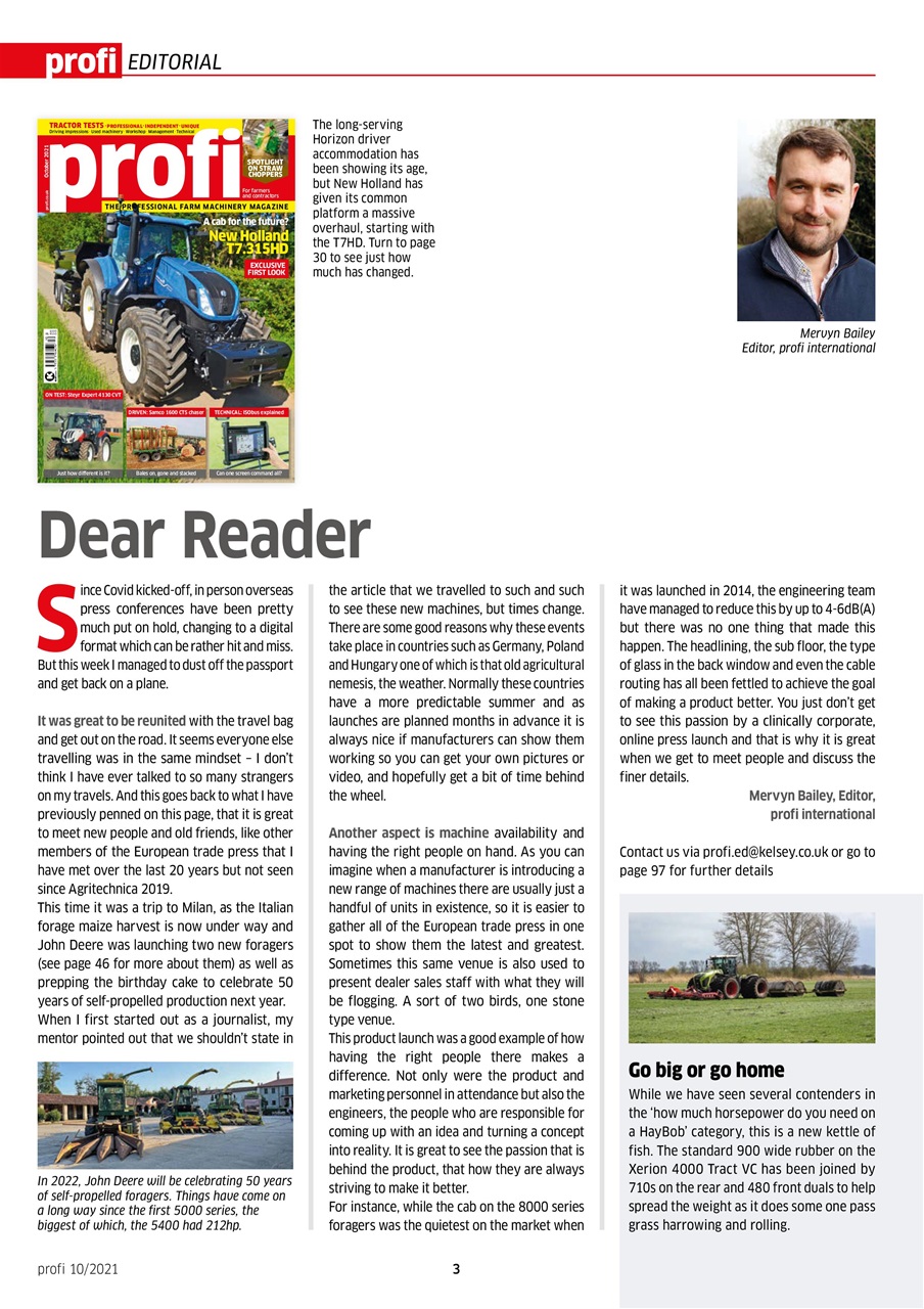Profi International Magazine - Oct-21 Back Issue