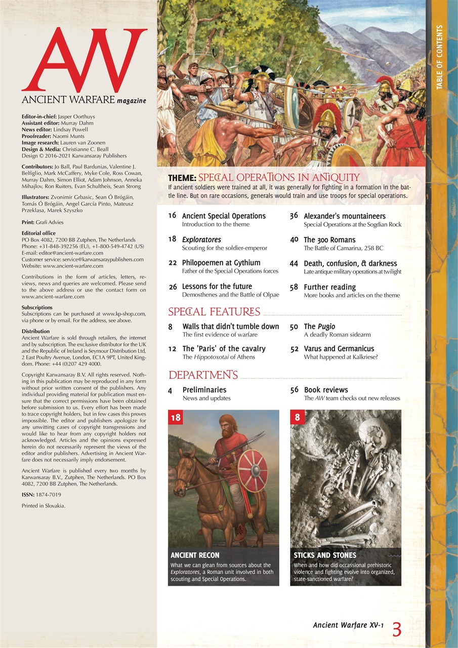 Ancient Warfare Magazine - XV.1 Back Issue