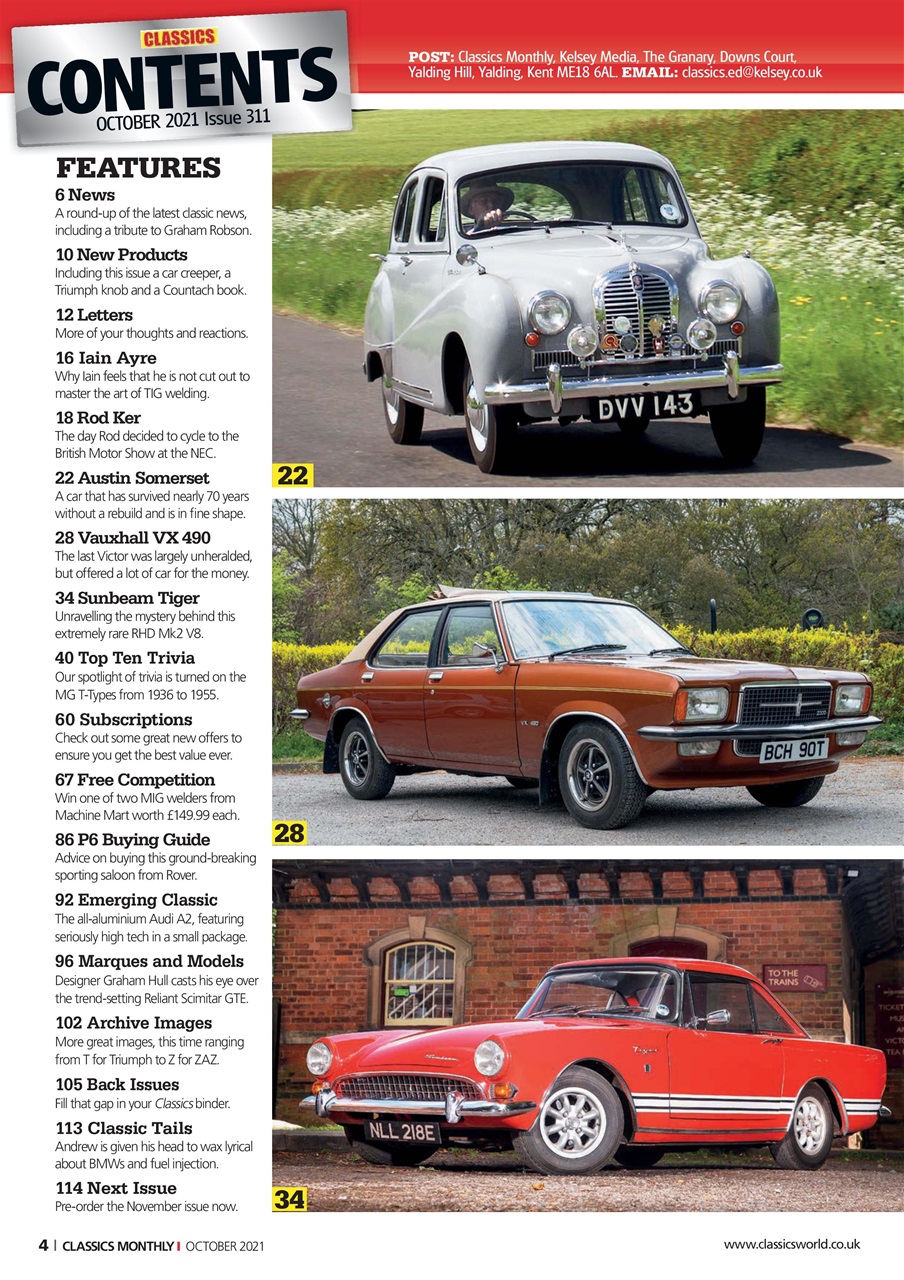 Classics World Magazine - Oct-21 Back Issue