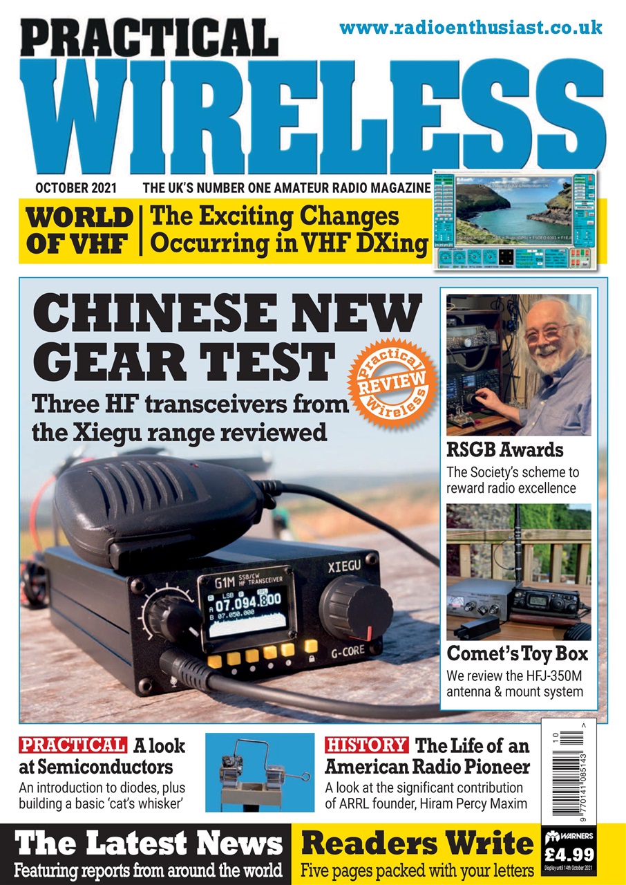 Practical Wireless Magazine - October 2021 Subscriptions | Pocketmags