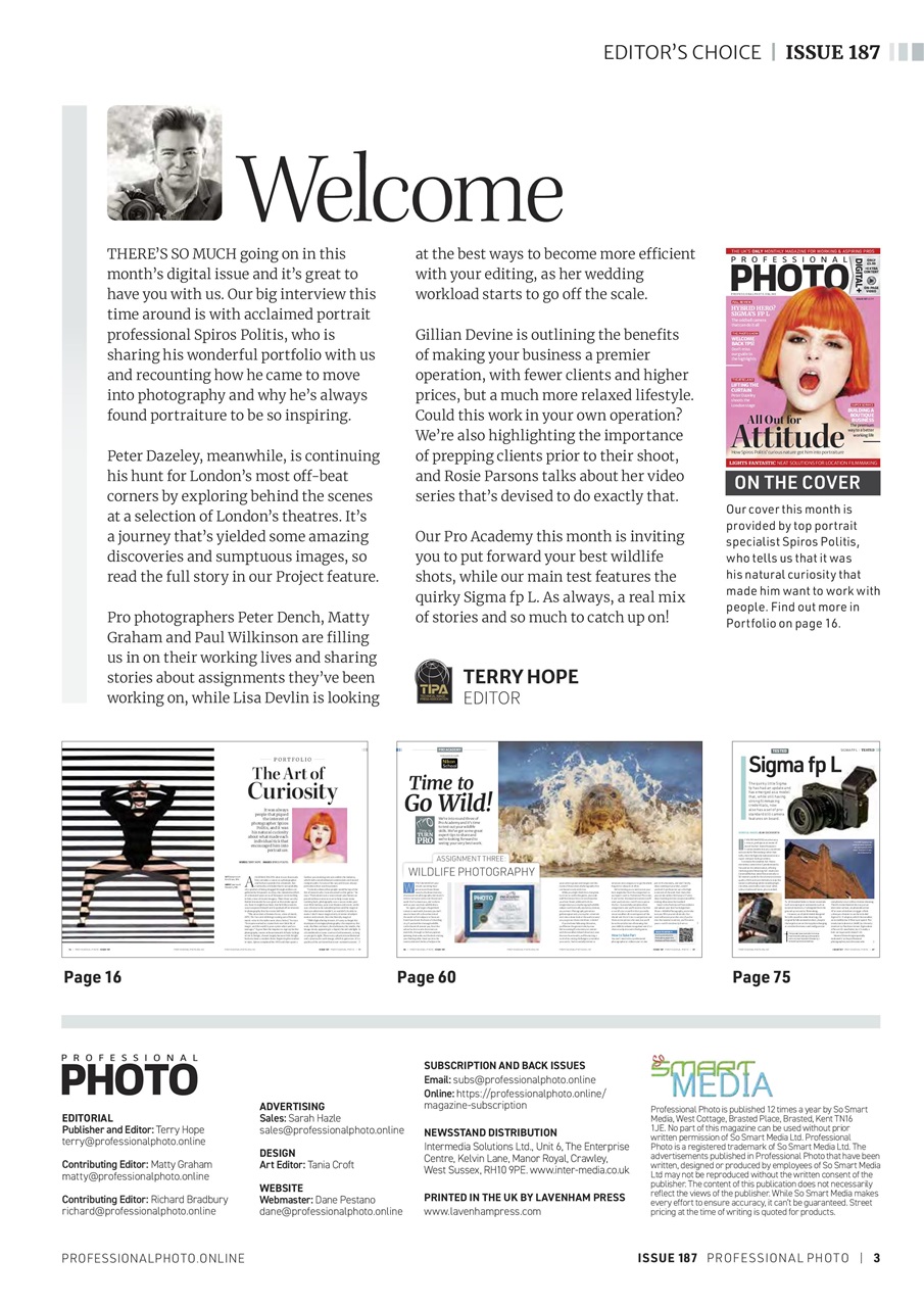 Professional Photo Magazine - Issue 187 Back Issue