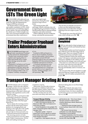 Transport News Magazine - Oct 2021 Subscriptions | Pocketmags