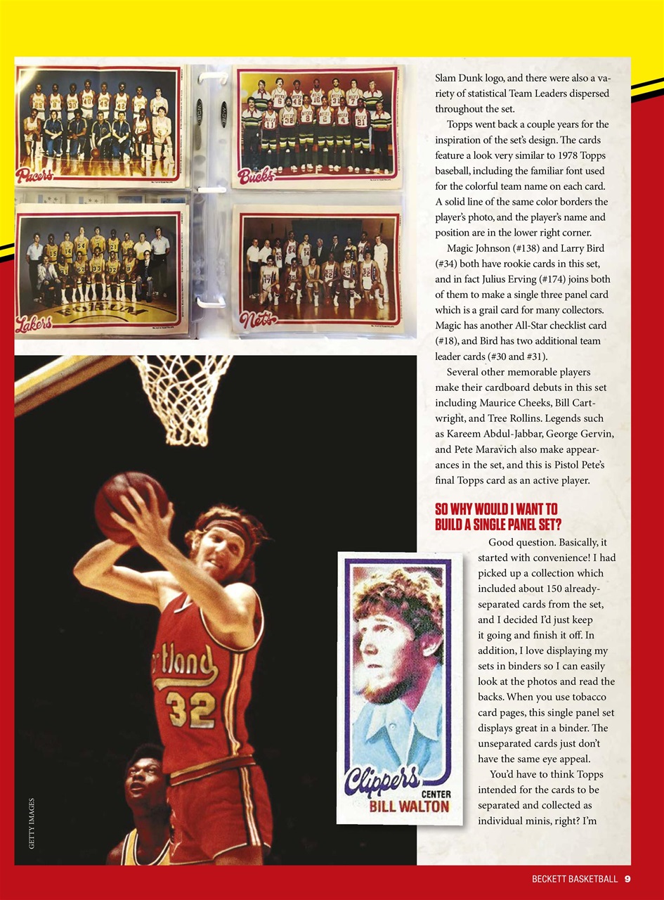 Beckett Basketball Magazine - Oct 2021 Back Issue