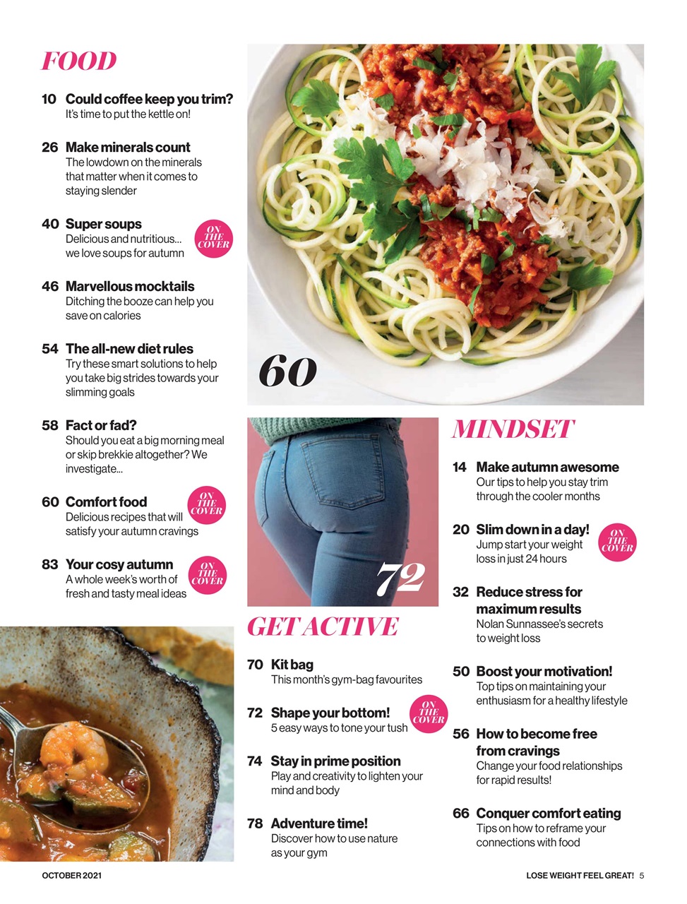 Lose Weight Feel Great Magazine Subscriptions and October 2021 Issue