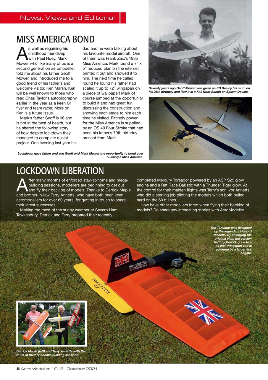 AeroModeller Magazine - Oct 21 Back Issue