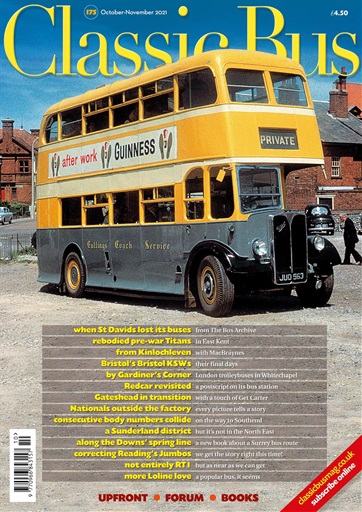 Classic Bus Magazine - Oct/Nov 2021 (175) Back Issue