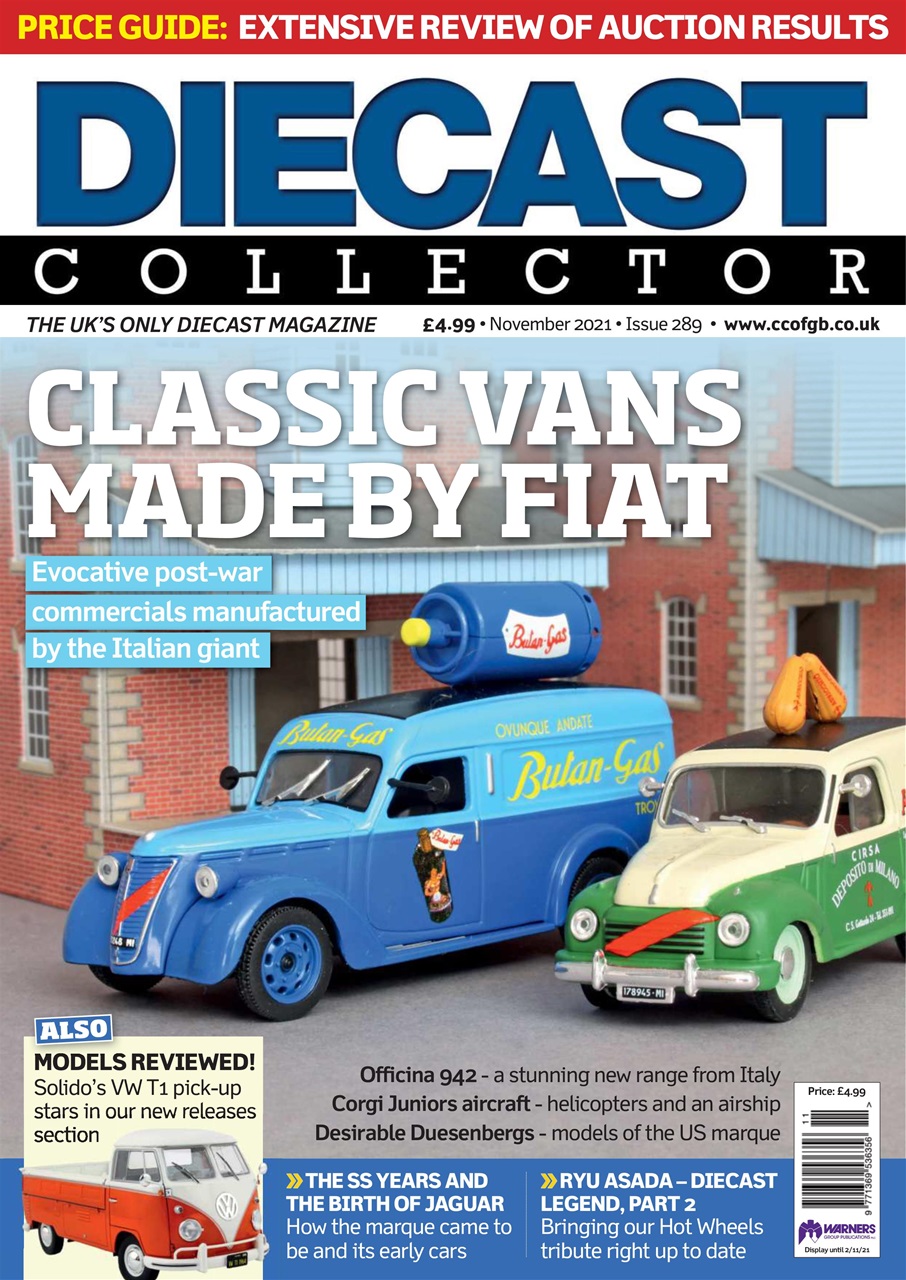 Diecast Collector Magazine - November 2021 Back Issue