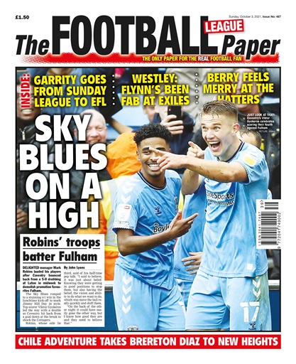 The Football League Paper Magazine - 3 Oct 2021 Back Issue
