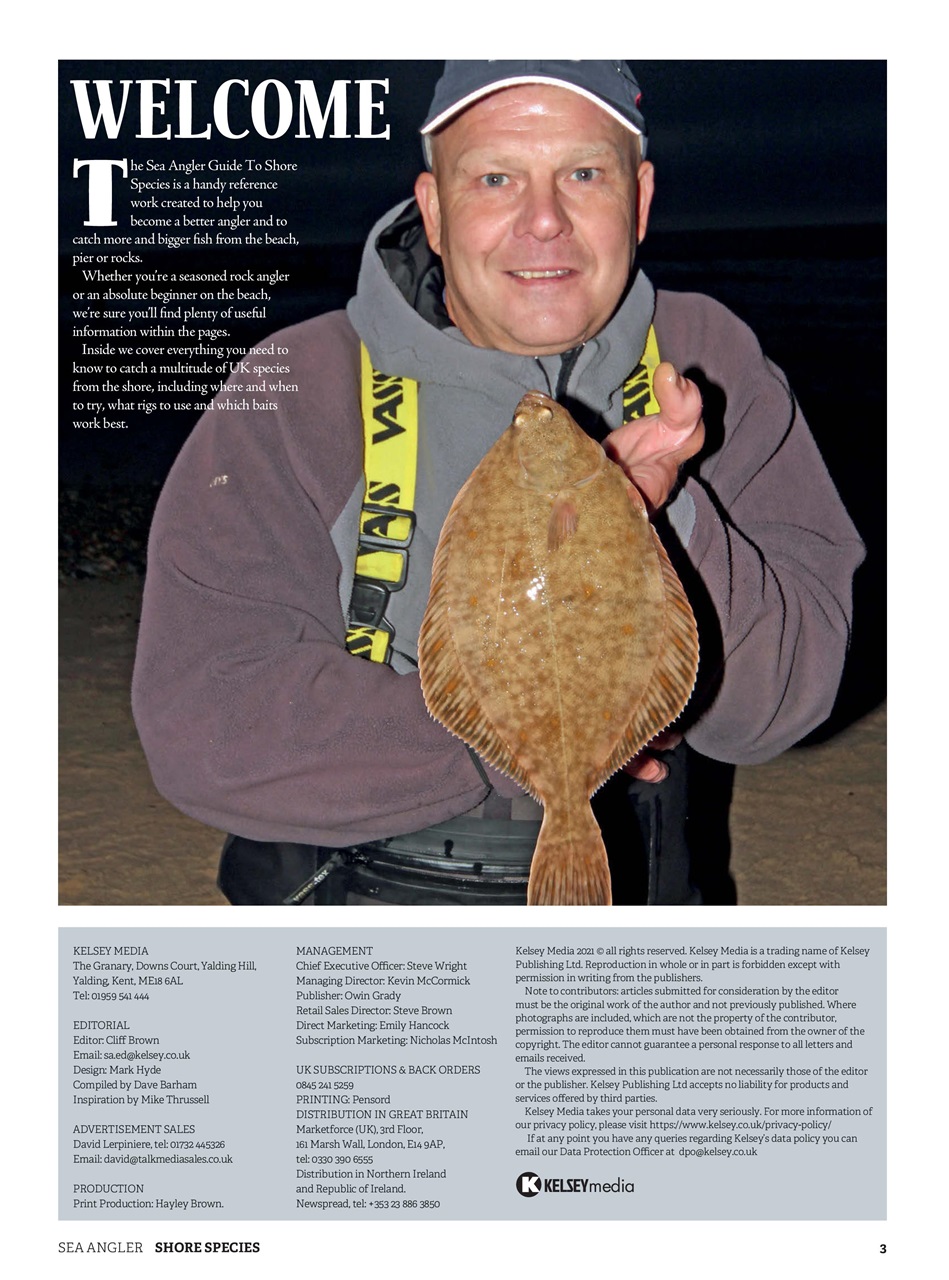 Sea Angler Guides Magazine - #3 Shore Species Back Issue