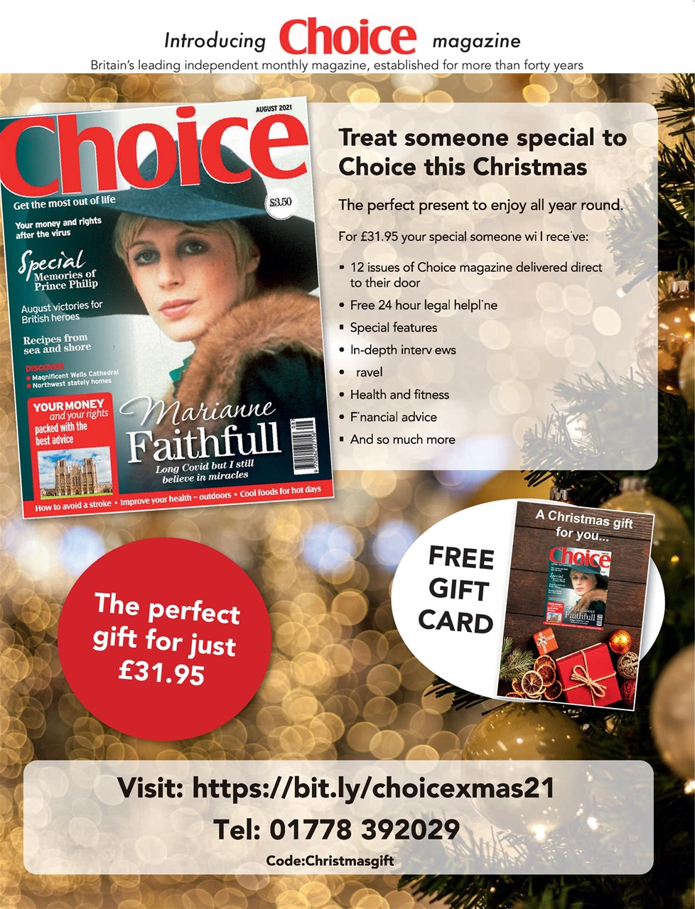 Choice Magazine - November 2021 Back Issue