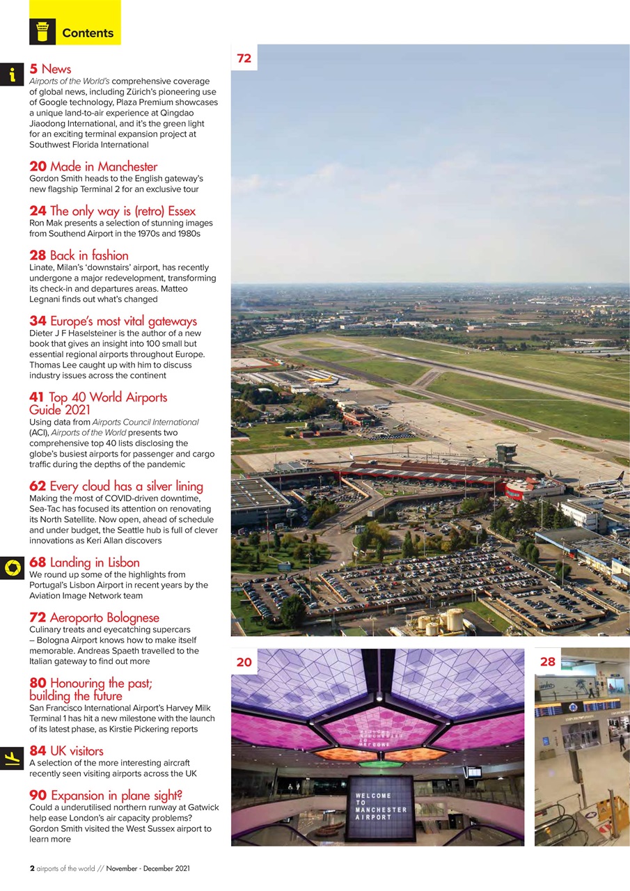 Airports of the World Magazine - November-December 2021 Back Issue