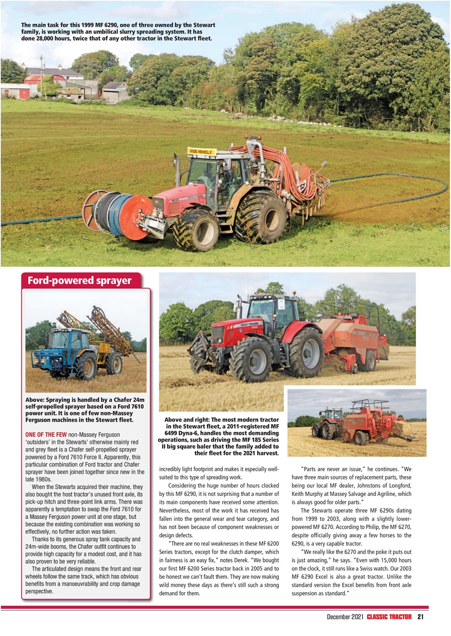 Classic Tractor Magazine - December 2021 Back Issue