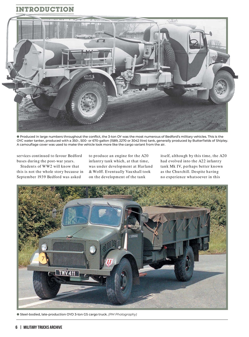 Military Vehicles Archive Magazine - Bedford Military Tks Back Issue