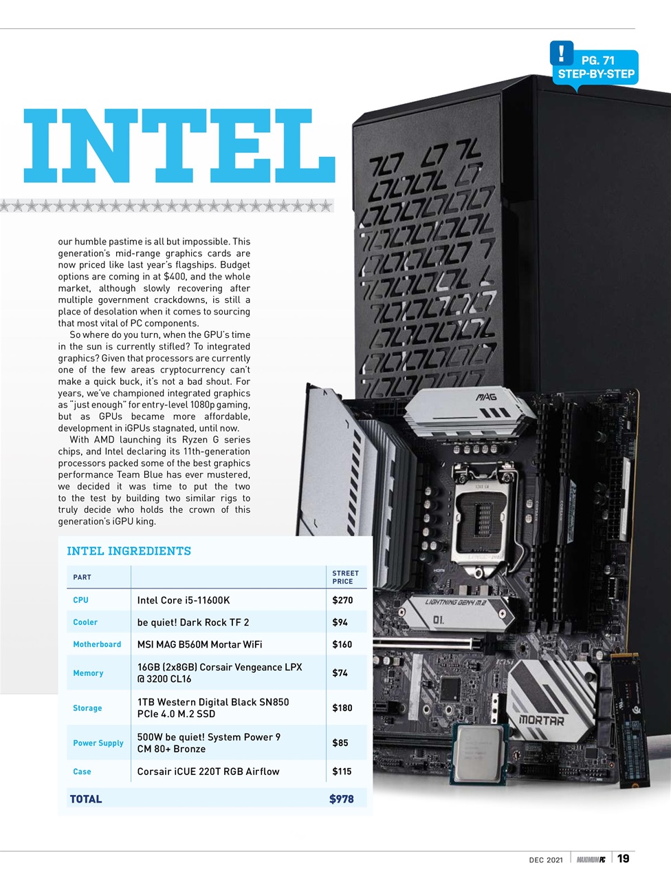 Maximum PC Magazine - December 2021 Back Issue