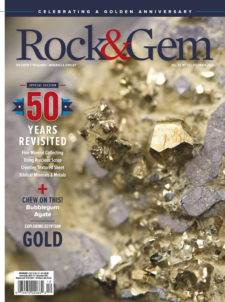 Rock&Gem Magazine - Dec 2021 Back Issue