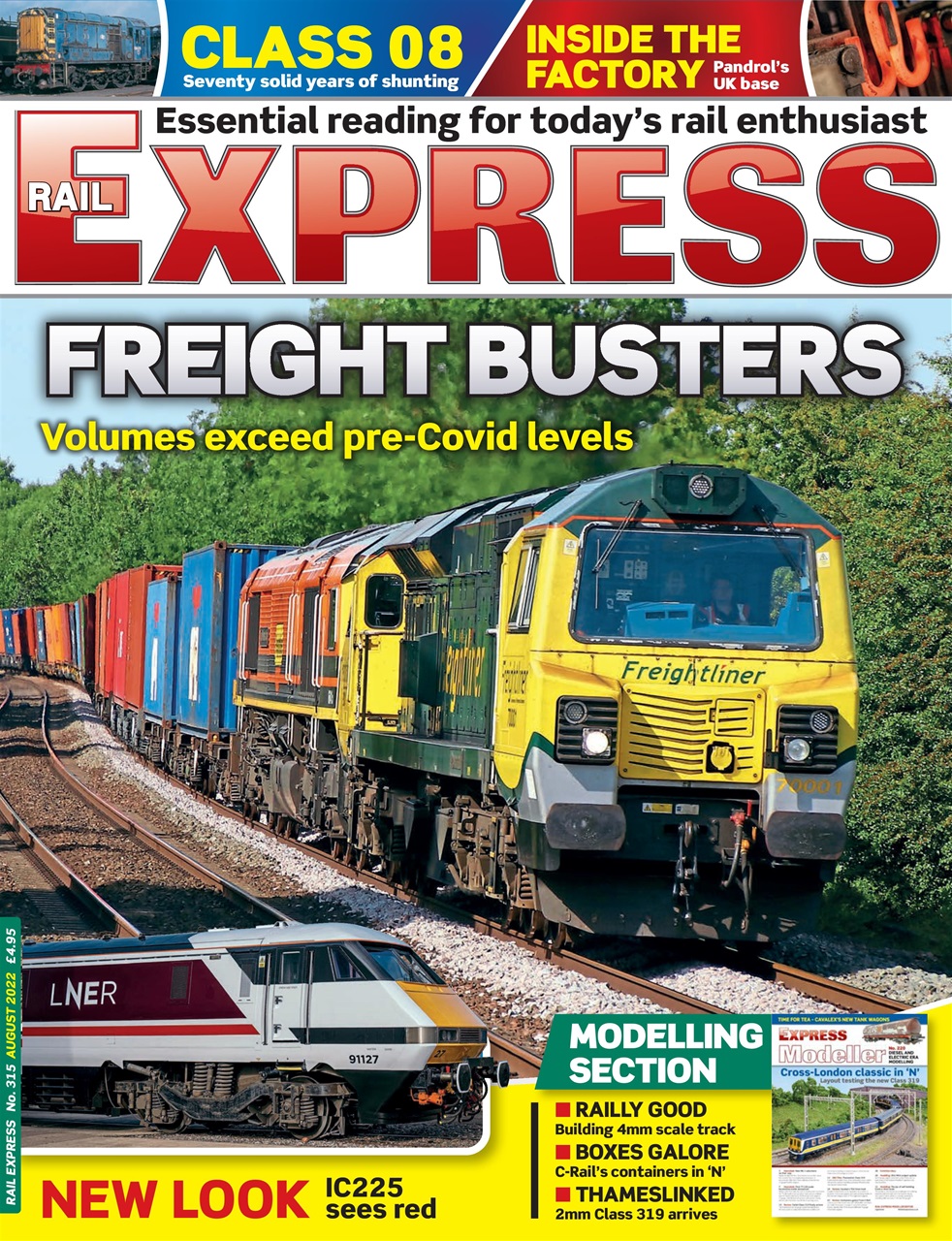 Rail Express Magazine - 315 August 2022 Subscriptions | Pocketmags