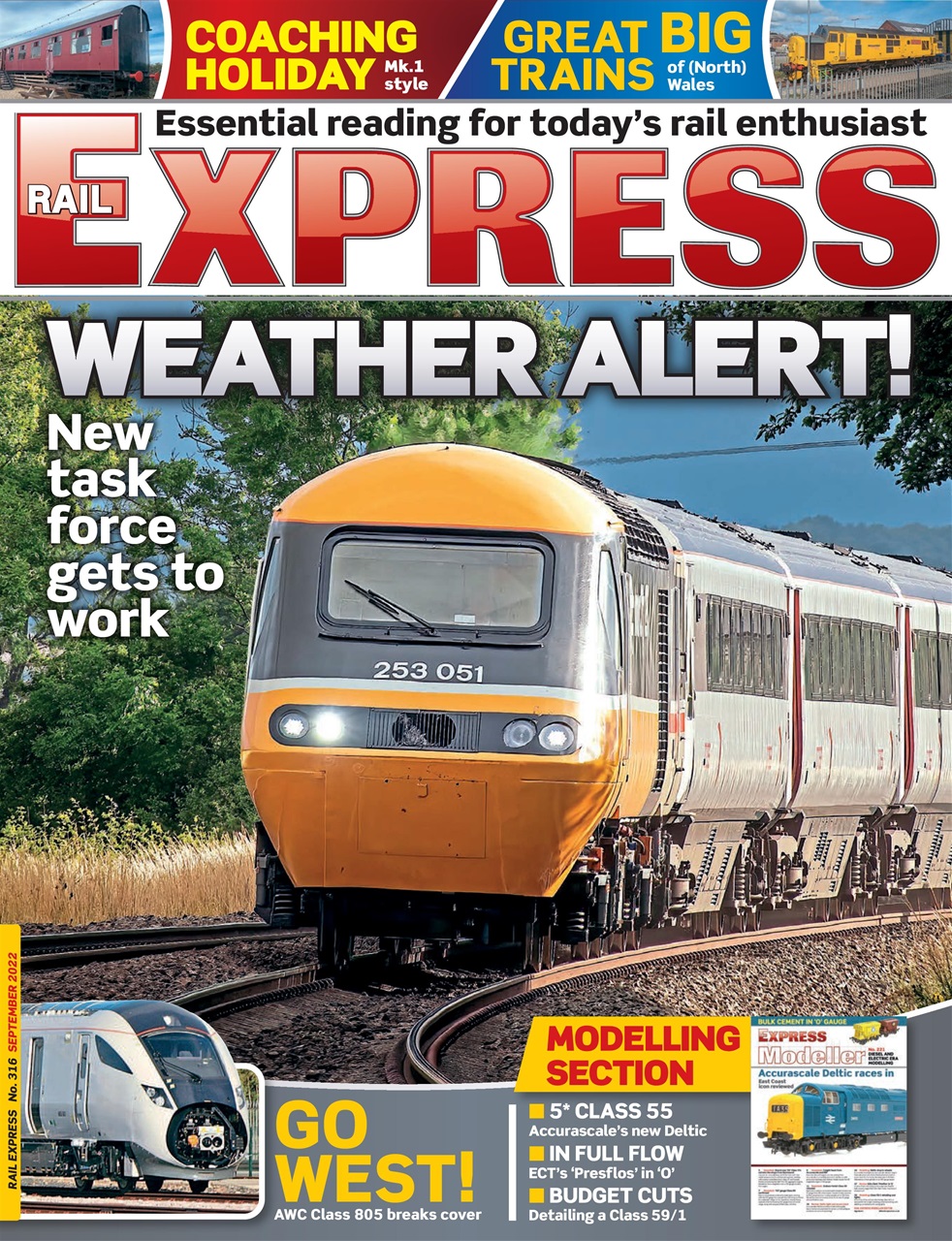 Rail Express Magazine - 316 September 2022 Subscriptions | Pocketmags