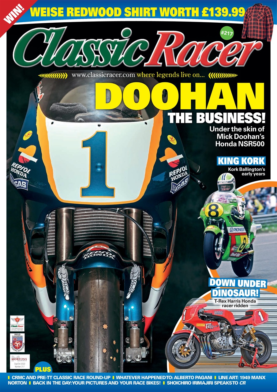 Classic Racer Magazine - 217 - September/October 2022 Subscriptions ...