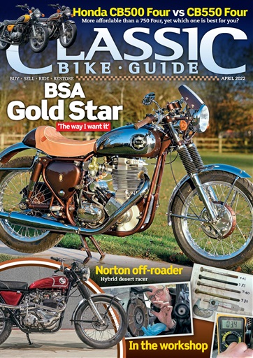 Classic Bike Guide Magazine - 382 - April 2022 Subscriptions | Pocketmags