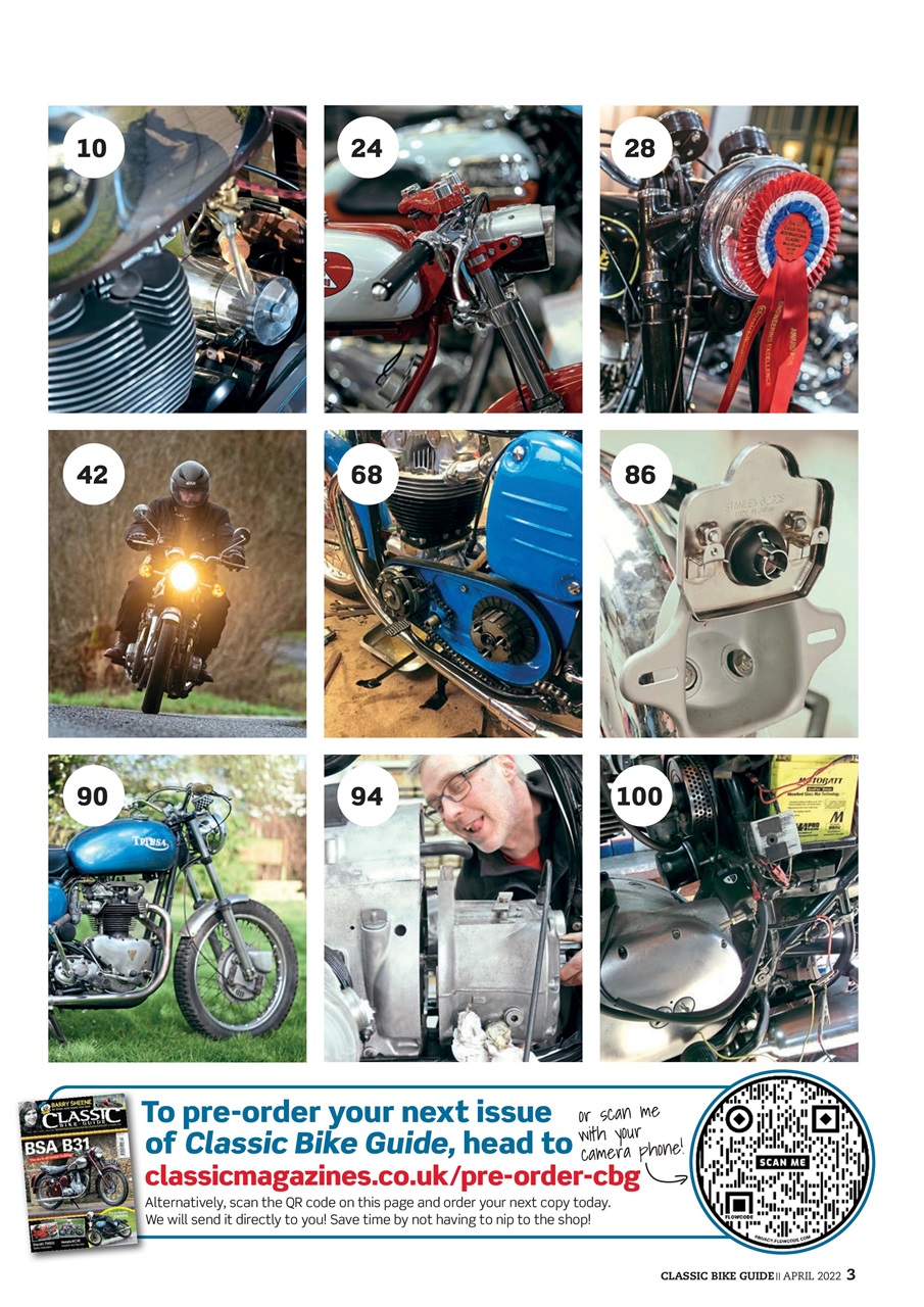 Classic Bike Guide Magazine - 382 - April 2022 Subscriptions | Pocketmags