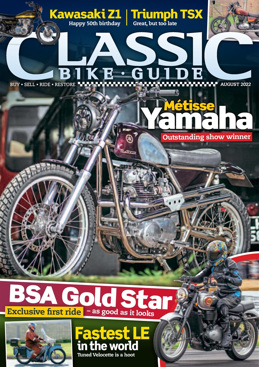 Classic Bike Guide Magazine - 386 - August 2022 Subscriptions | Pocketmags