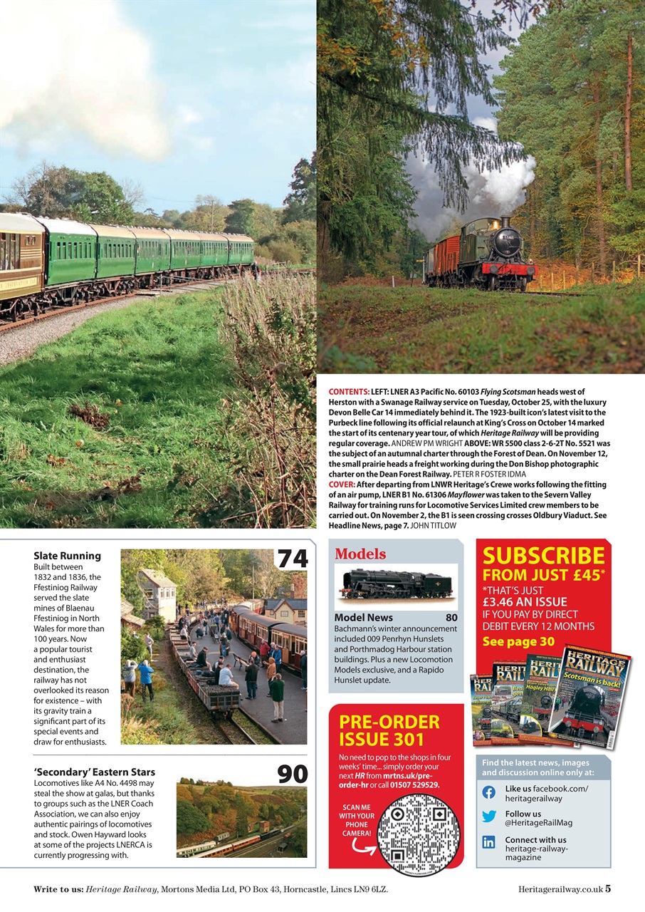 Heritage Railway Magazine - 300 Back Issue