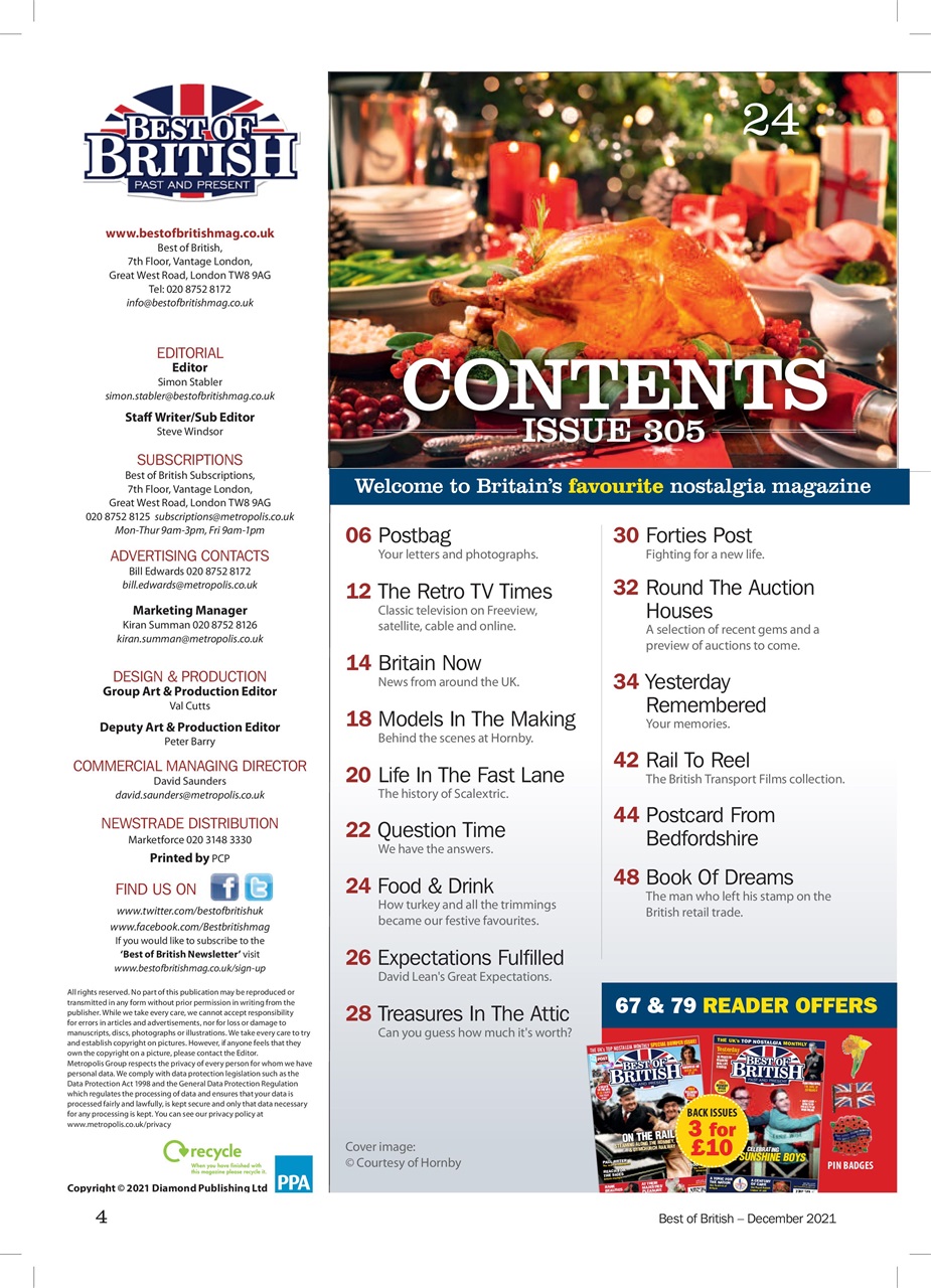 Best of British Magazine - Dec-21 Back Issue