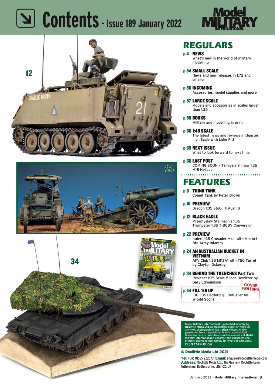 Military Modelling International Magazine - 189 Back Issue