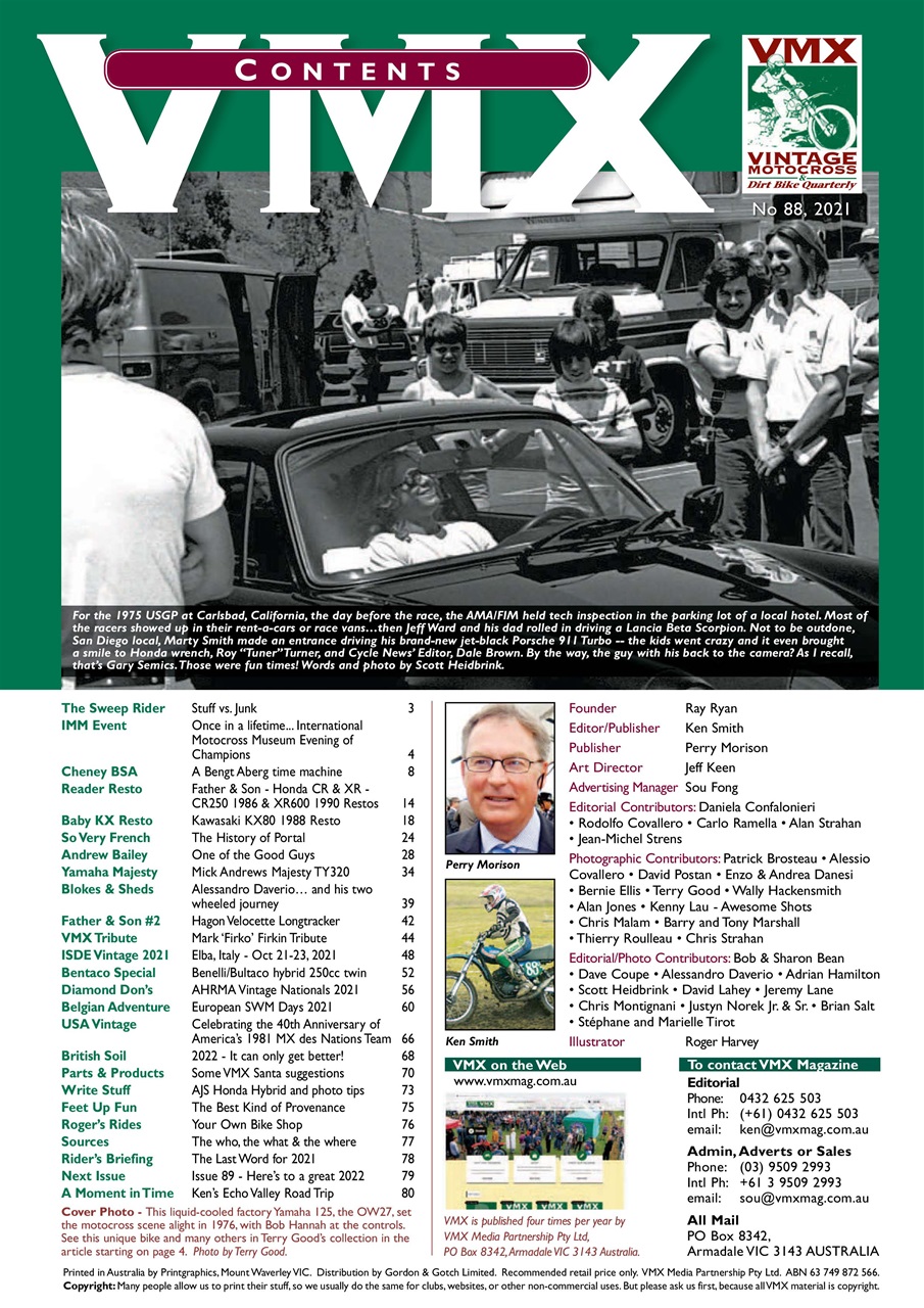 VMX Magazine - VMX Magazine #88 Back Issue