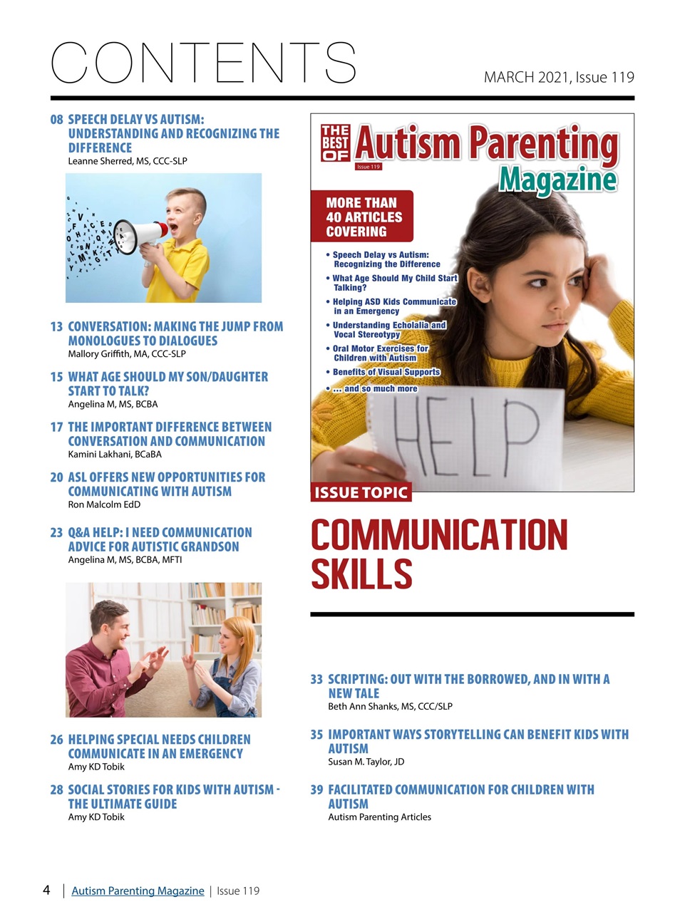 Autism Parenting Magazine - Issue 119 - Communication Skills Special Issue